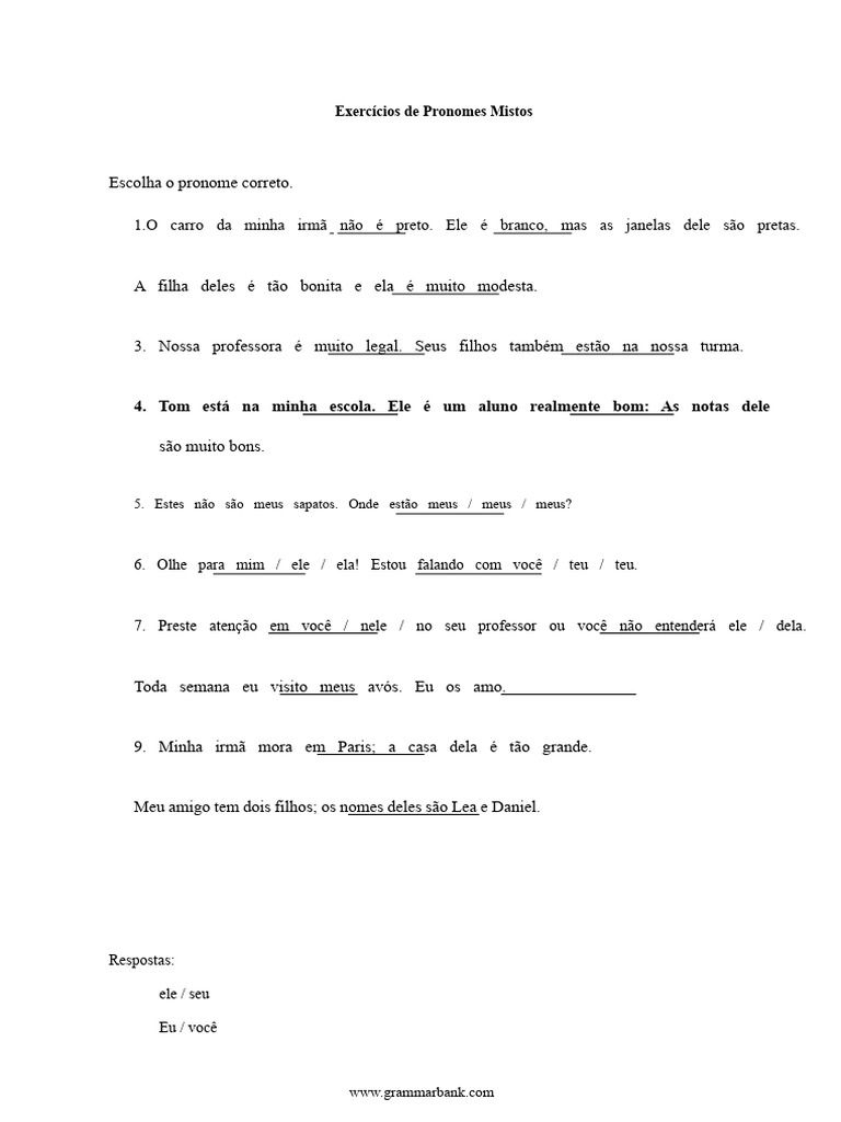 exercícios-de-pronome.pdf | PDF