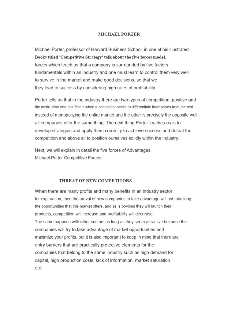 Michael Porter, Clusters, Alliances. | PDF | Supply Chain | Economics