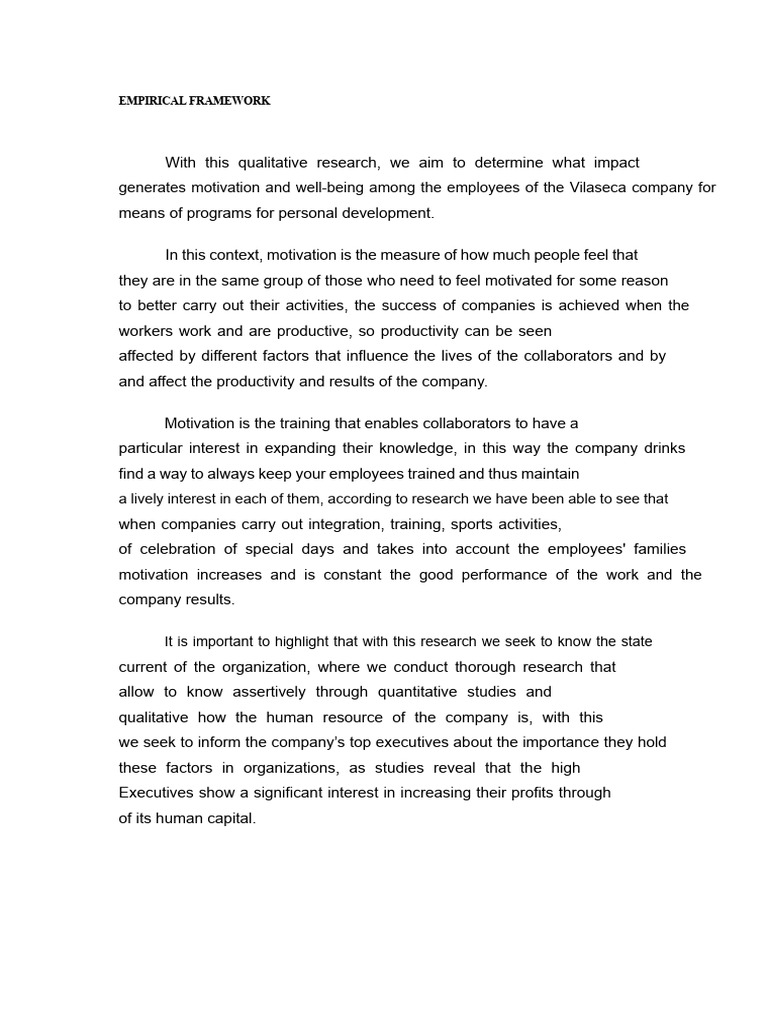 Empirical Framework | PDF