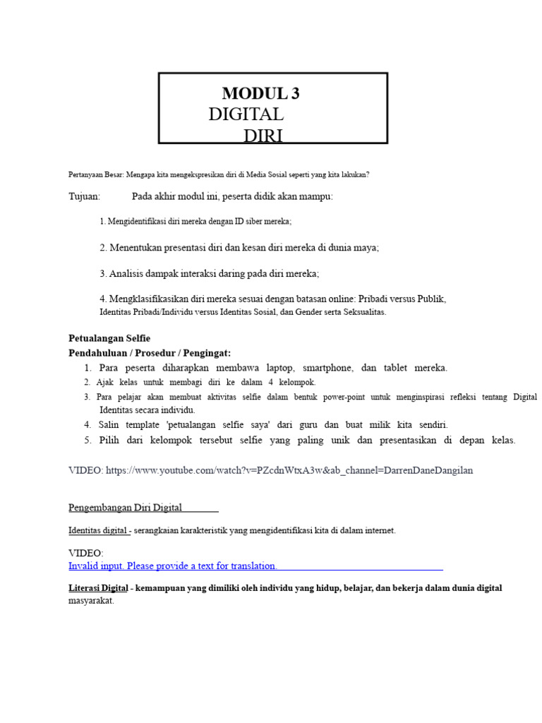 Uts Modul 3 Diri Digital | PDF
