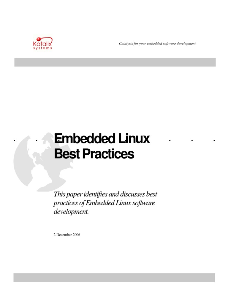 Embedded Linux Best Practices | PDF | Embedded System | Thread (Computing)