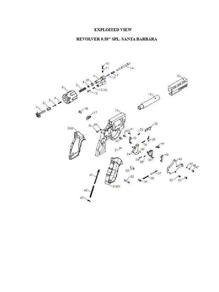 0.38" Revolver Parts List and Specs | PDF