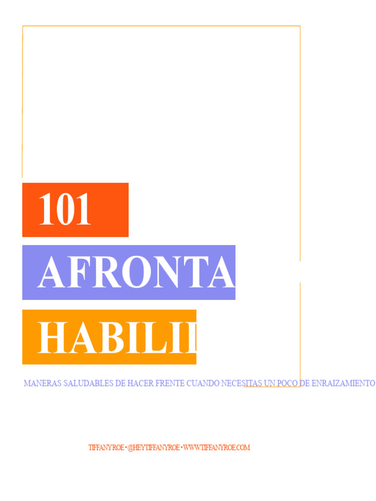 101 Habilidades de Afrontamiento | PDF | Sicología