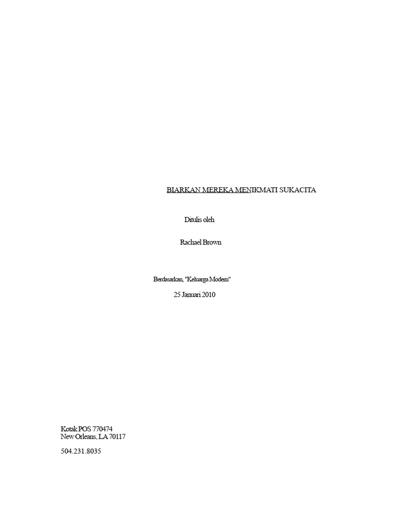 Keluarga Modern: Peran Teater Manny | PDF