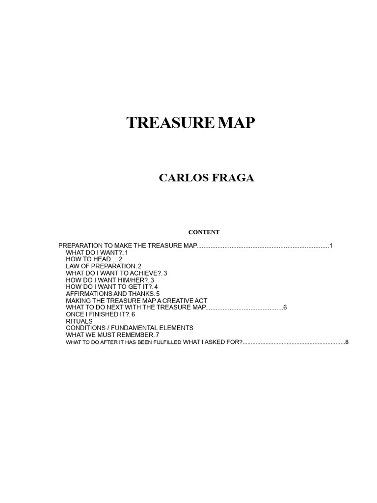Treasure Map Carlos Fraga | PDF | Thought