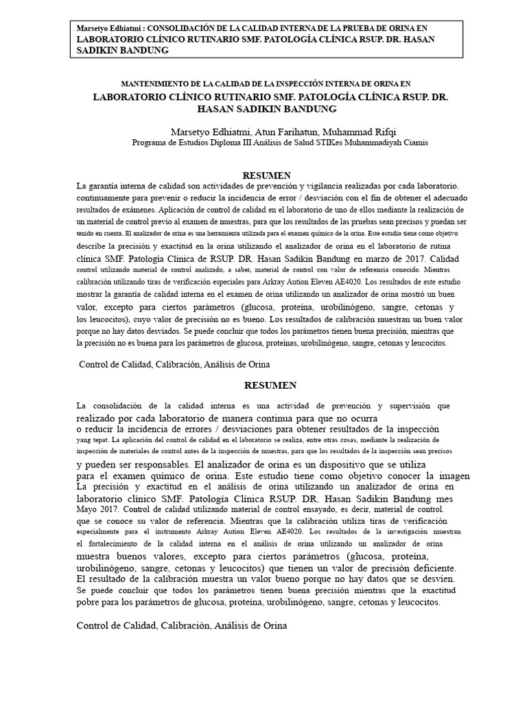 Marsetyo Edhiatmi CONSOLIDACIÓN DE LA CALIDAD INTERNA DE LA PRUEBA DE ...