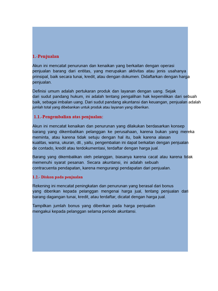 Pembelian Dan Penjualan | PDF