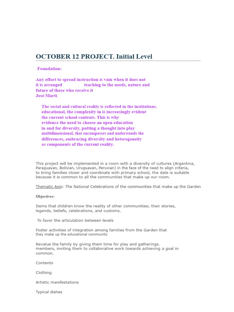 Cultural Diversity Project | PDF | Cognition | Learning