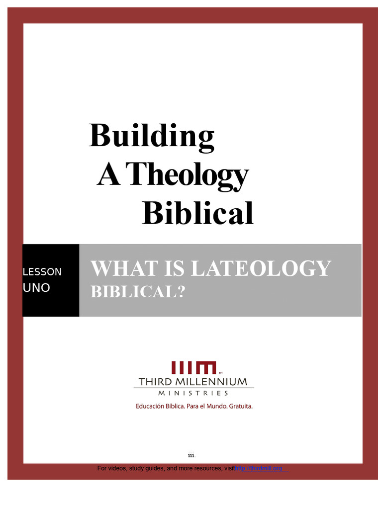 Understanding Biblical Theology Basics | PDF | Theology | Bible
