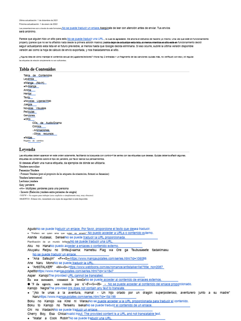 Recursos de Amor Yandere-Obsesivo | PDF