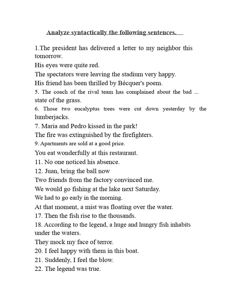 Syntactic Analysis 6TH Grade Elementary | PDF | Language Mechanics | Linguistics