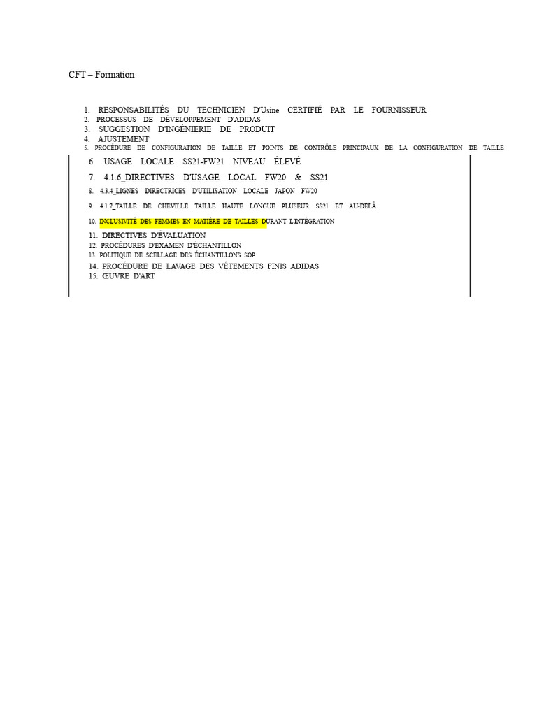 Formation CFT : Responsabilités et Procédures | PDF