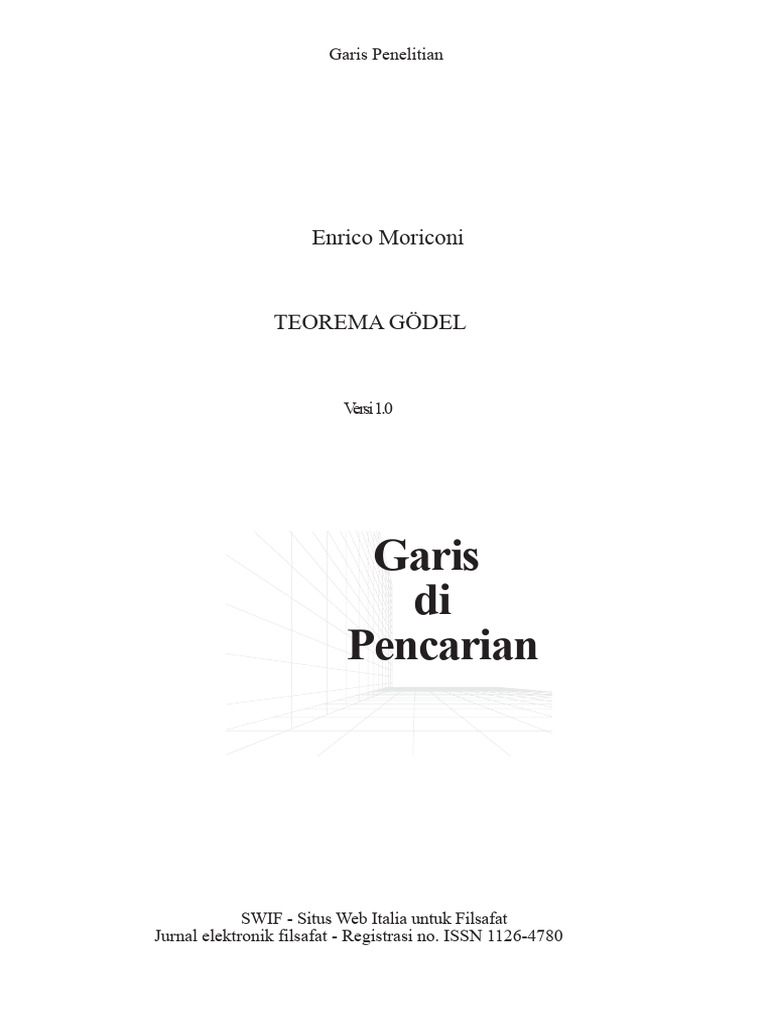 Teorema Gödel: Analisis dan Implikasi | PDF