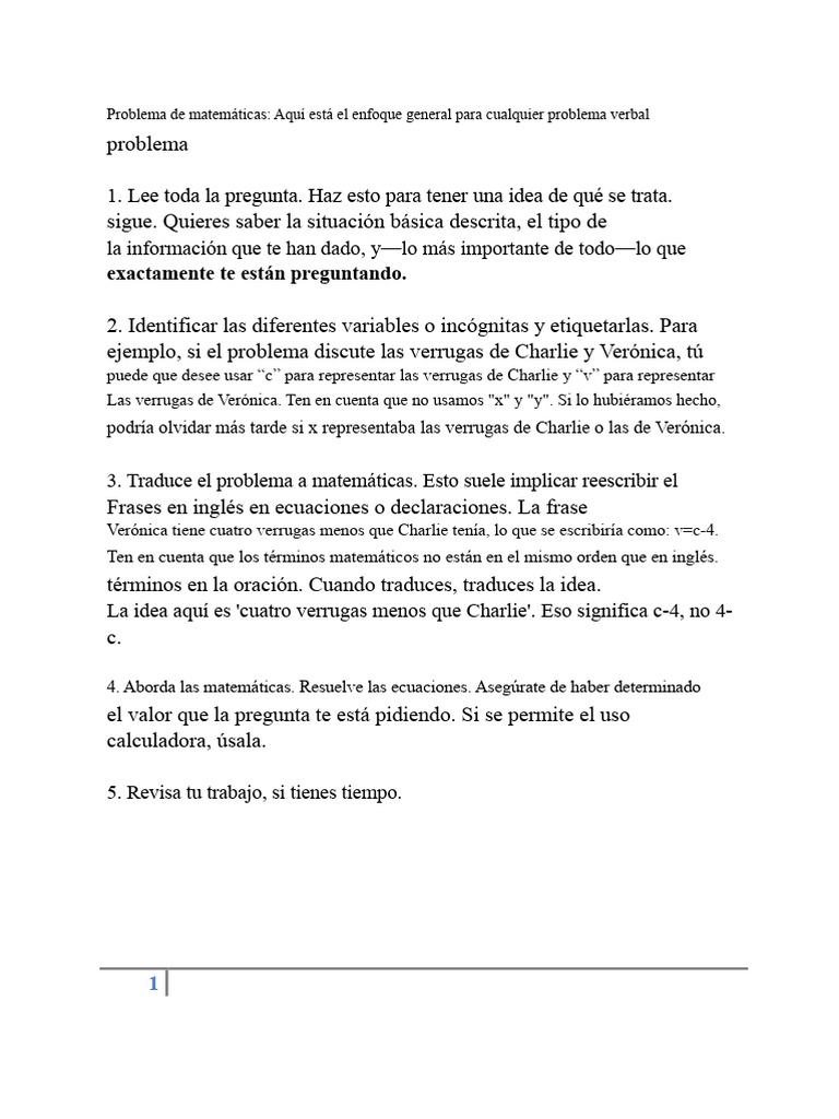 Problema de Palabras de Matemáticas Del SAT | PDF | Porcentaje | Ecuaciones