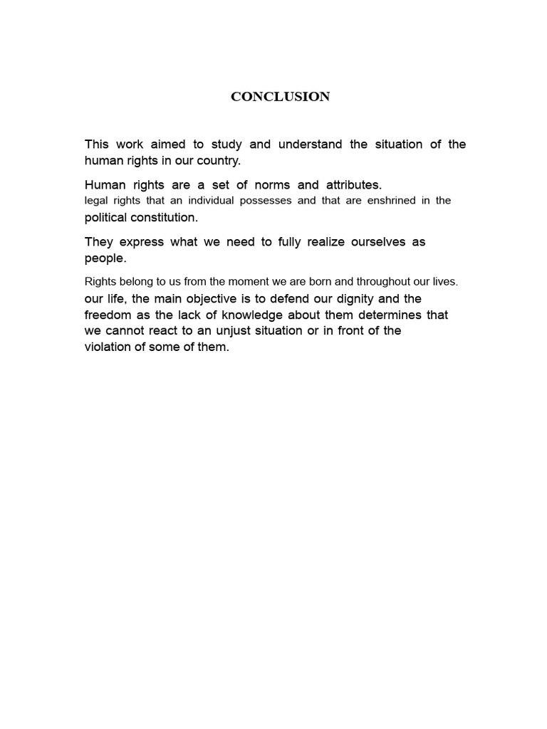 Understanding Human Rights in Our Country | PDF