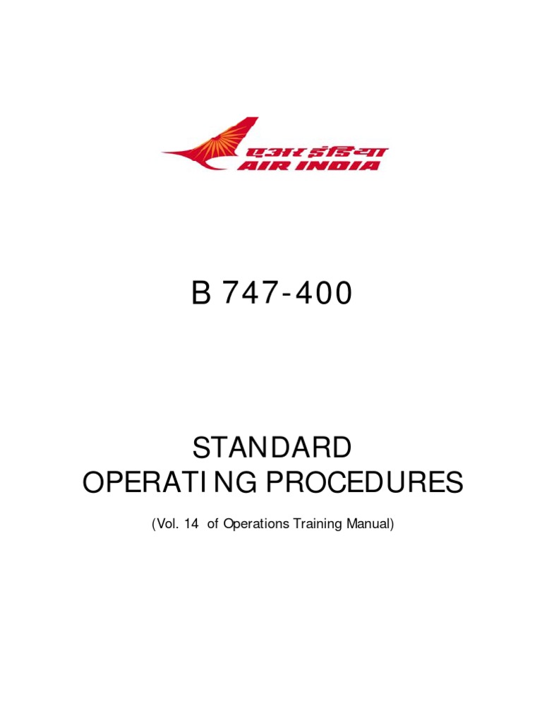 b744 Sop Final | PDF | Flight Recorder | Air Traffic Control