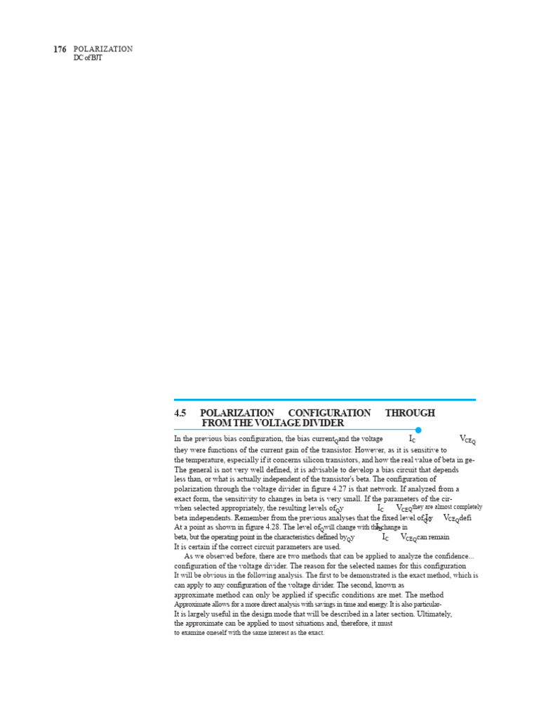 Voltage Divider Configuration | PDF | Bipolar Junction Transistor ...