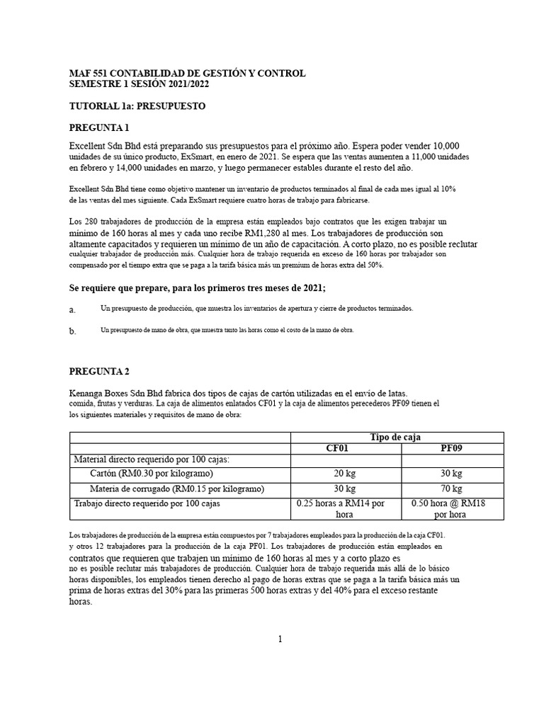 Tutorial 1a - Presupuesto Funcional Q | PDF | Presupuesto