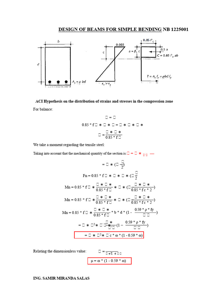 Design of Beams Under Simple Bending NB 1225001 | PDF | Bending | Beam ...