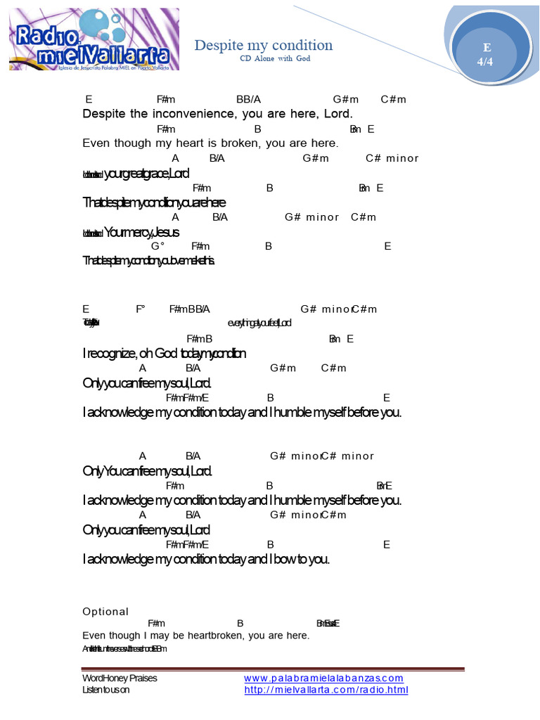 12 Despite My Condition | PDF | Spirituality | Abrahamic Religions