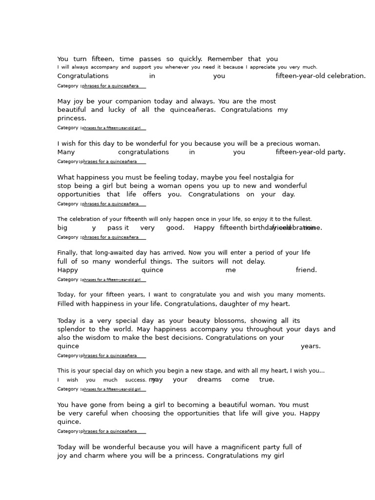 Poems for 15-year-olds | PDF