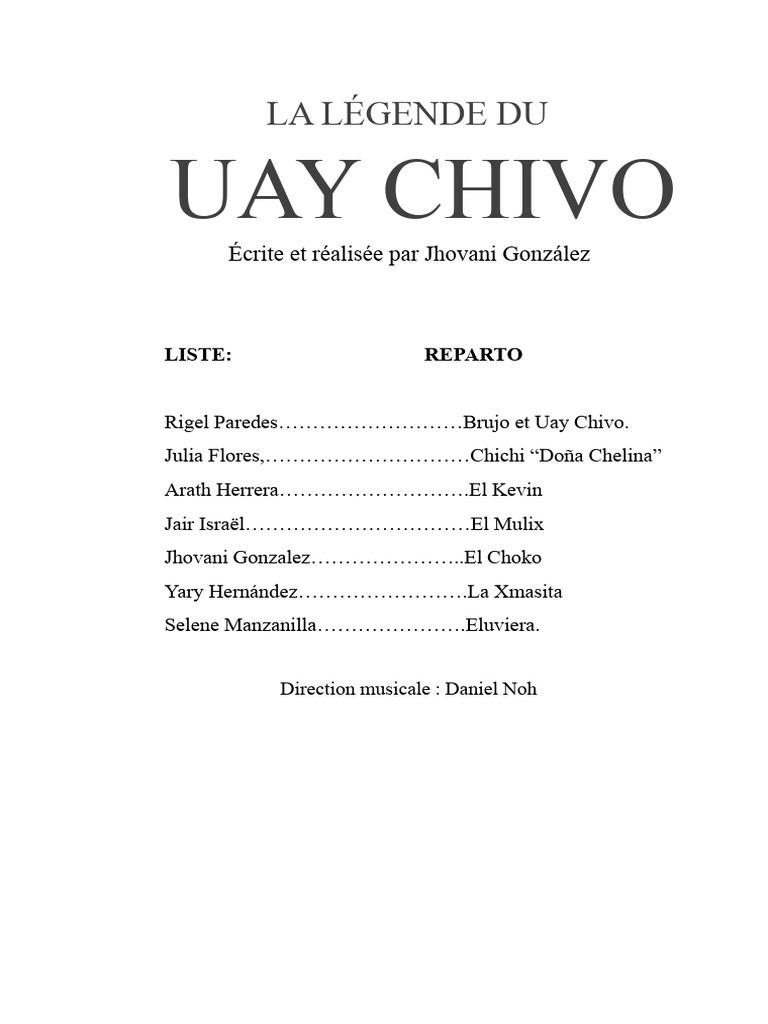 La Légende du Uay Chivo au Yucatán | PDF