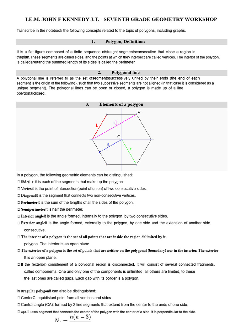 Geometry Workshop Seventh | PDF | Polygon | Convex Set