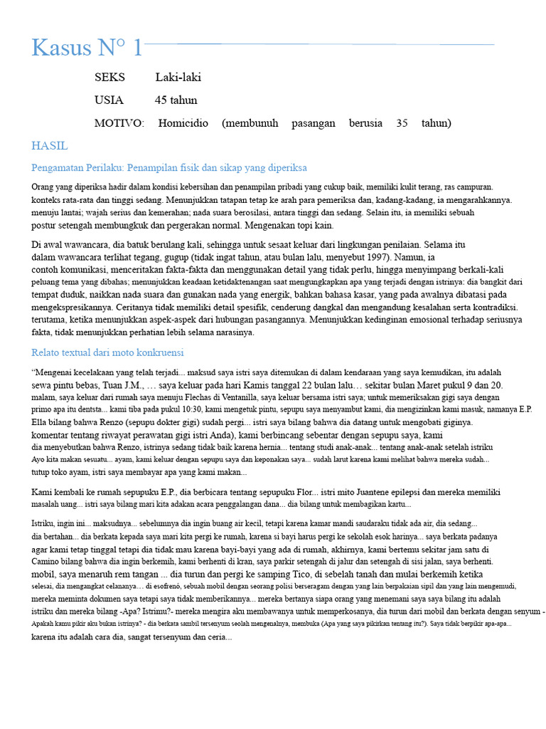 Analisis Kasus Forensik | PDF