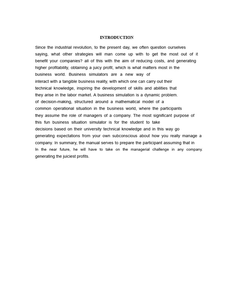 Simpro | PDF | Simulation | Decision Making