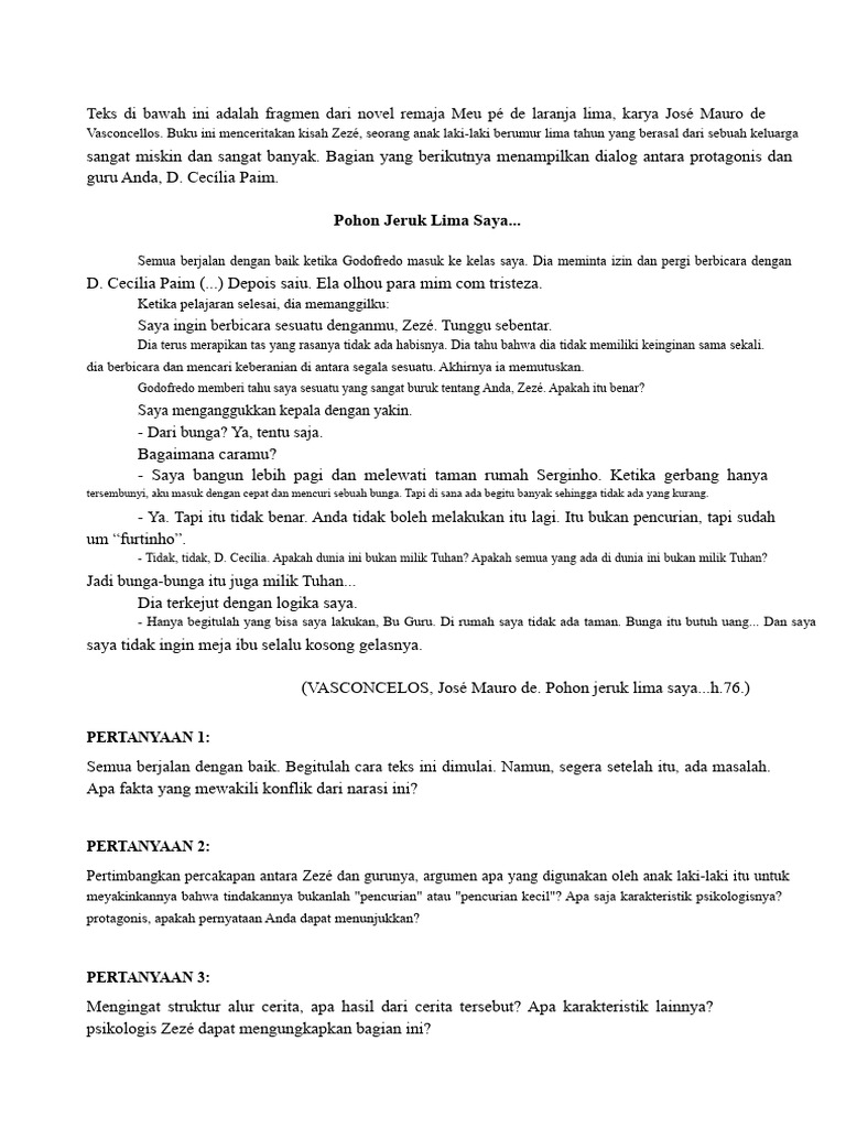 Pohon Jeruk Lima Saya | PDF
