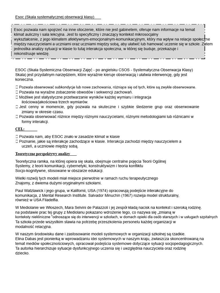 Esoc | PDF
