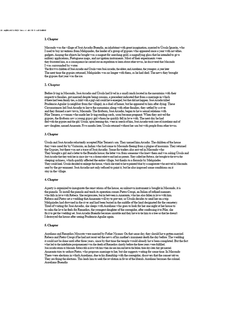 Chapter Summaries of Solitude | PDF