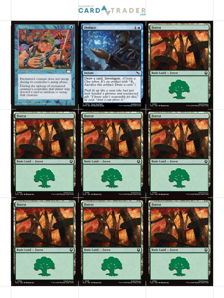 Magic Card Inventory List | PDF