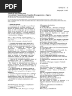 ASTM D445-Método de Ensaio Padrão para Viscosidade Cinemática de ...