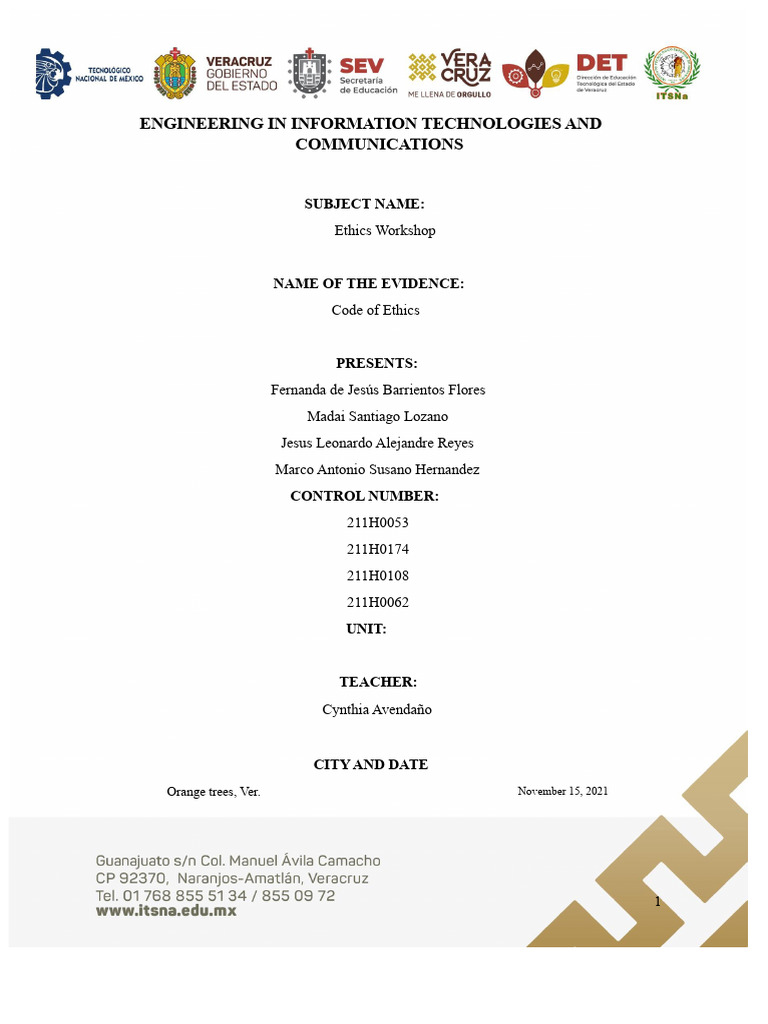 Code of Ethics for ICT Professionals | PDF | Knowledge | Value (Ethics)