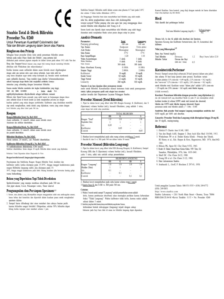 Stanbio-DIrect-and-Total-BIlirubin.pdf | PDF