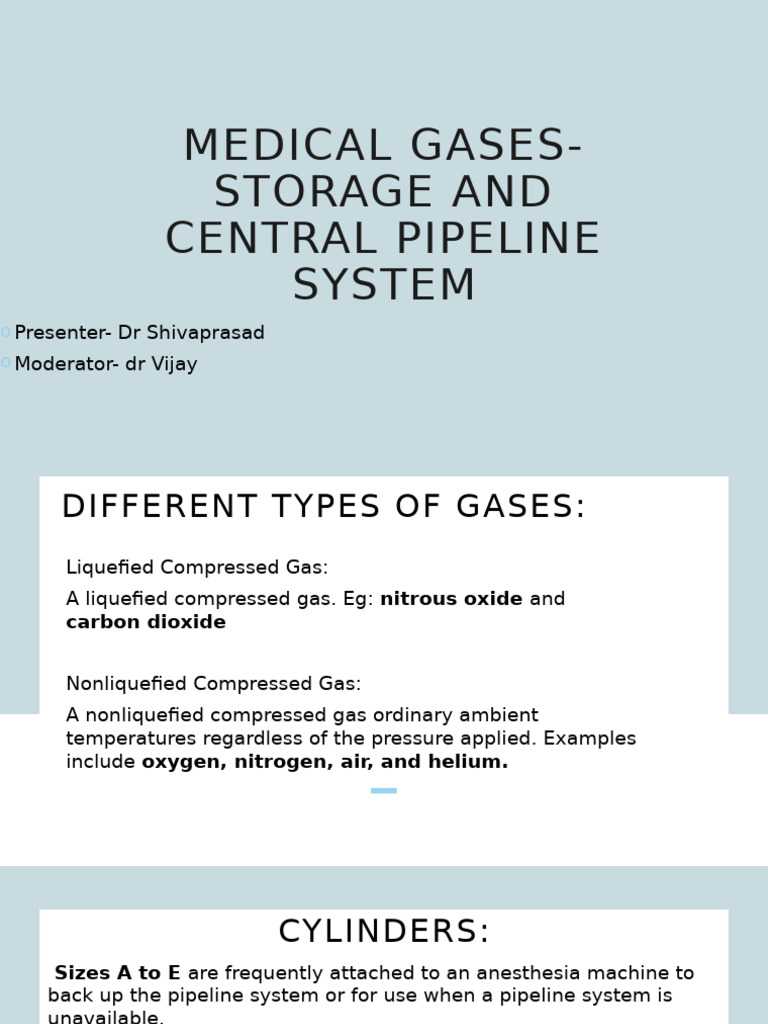 Medical Gas Pipeline System Overview | PDF | Valve | Applied And ...