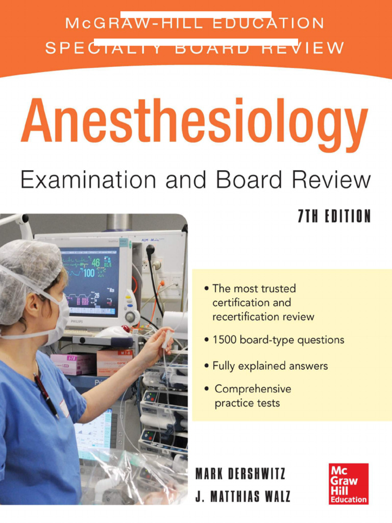 Anesthesiology Board Review 7th Edition | PDF | Damages | Medicine