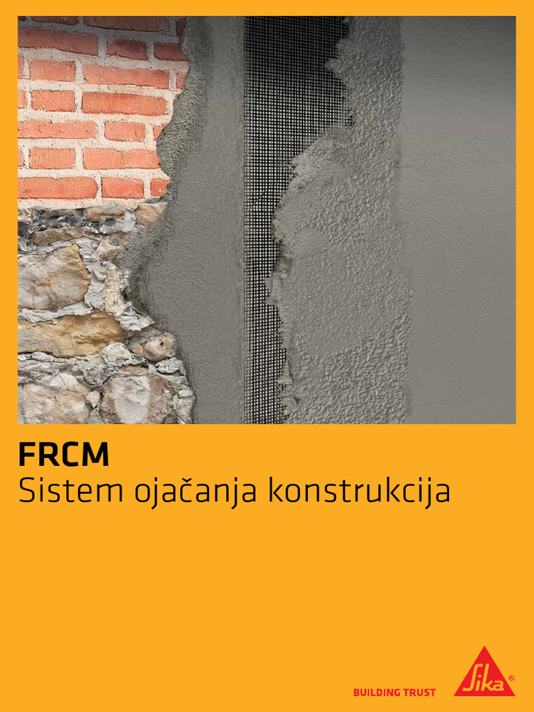 Brošura FRCM - Sistem Ojačanja Konstrukcija | PDF