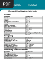 Periodic Table of Excel Keyboard Shortcuts | PDF | Microsoft Excel ...