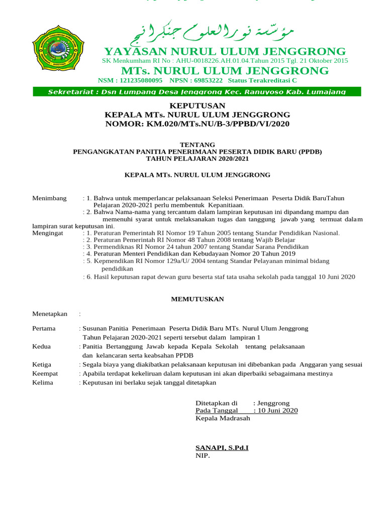 SK PPDB | PDF