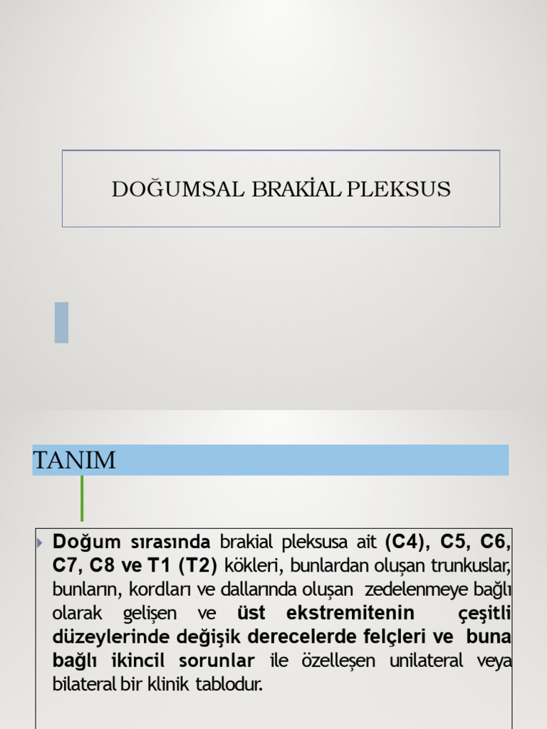 Obstetrik Brachial Pleksus | PDF