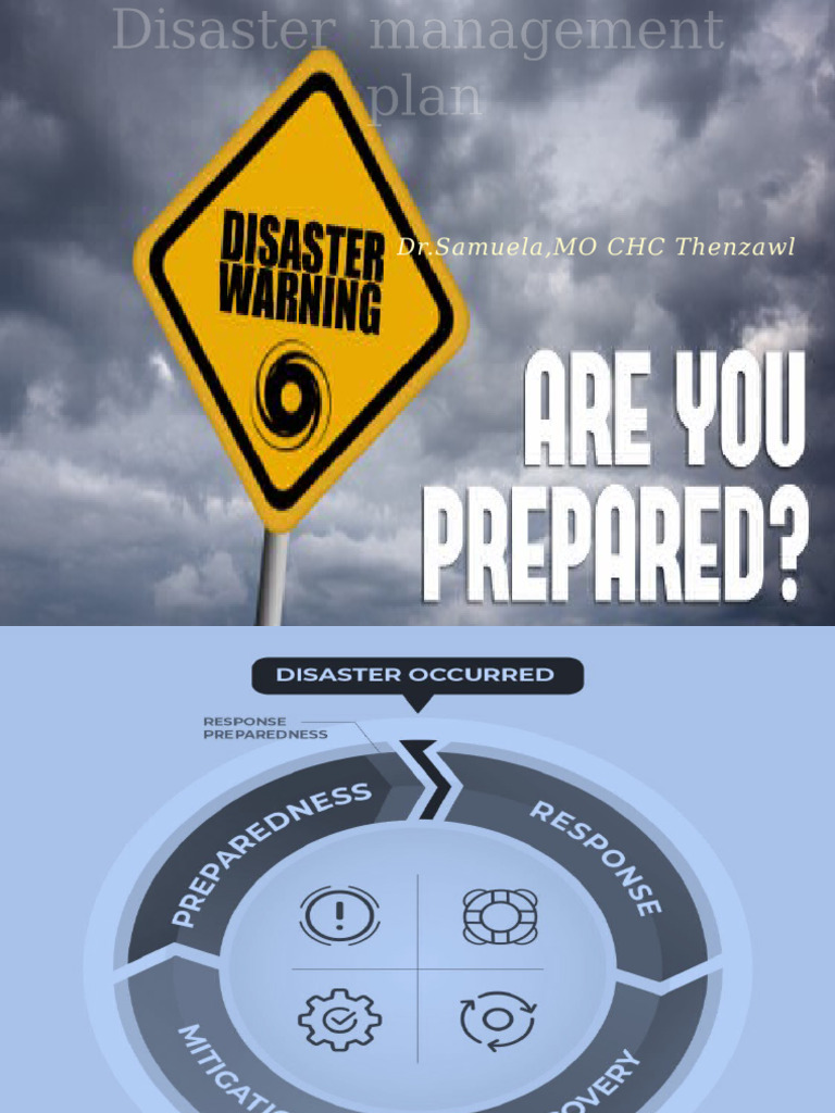 Disaster Management Plan Overview | PDF | Emergency Management | Safety