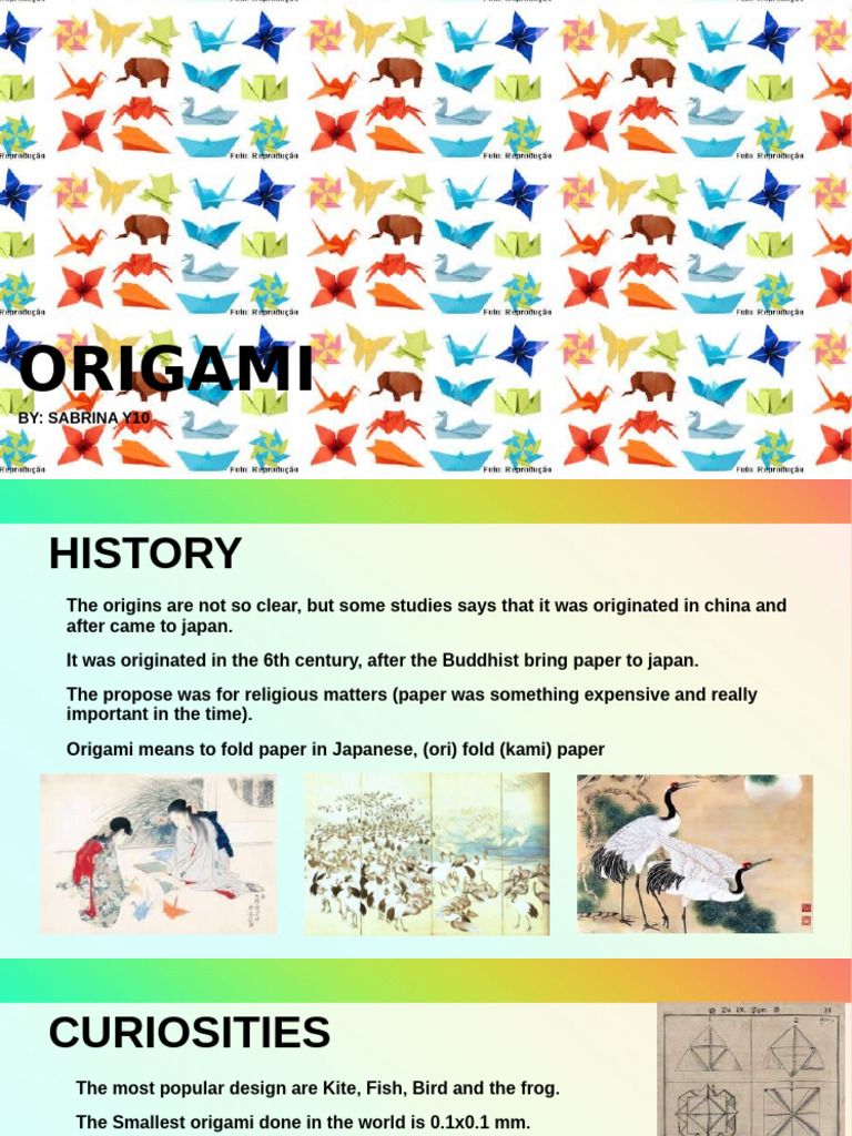 History and Fun Facts of Origami | PDF