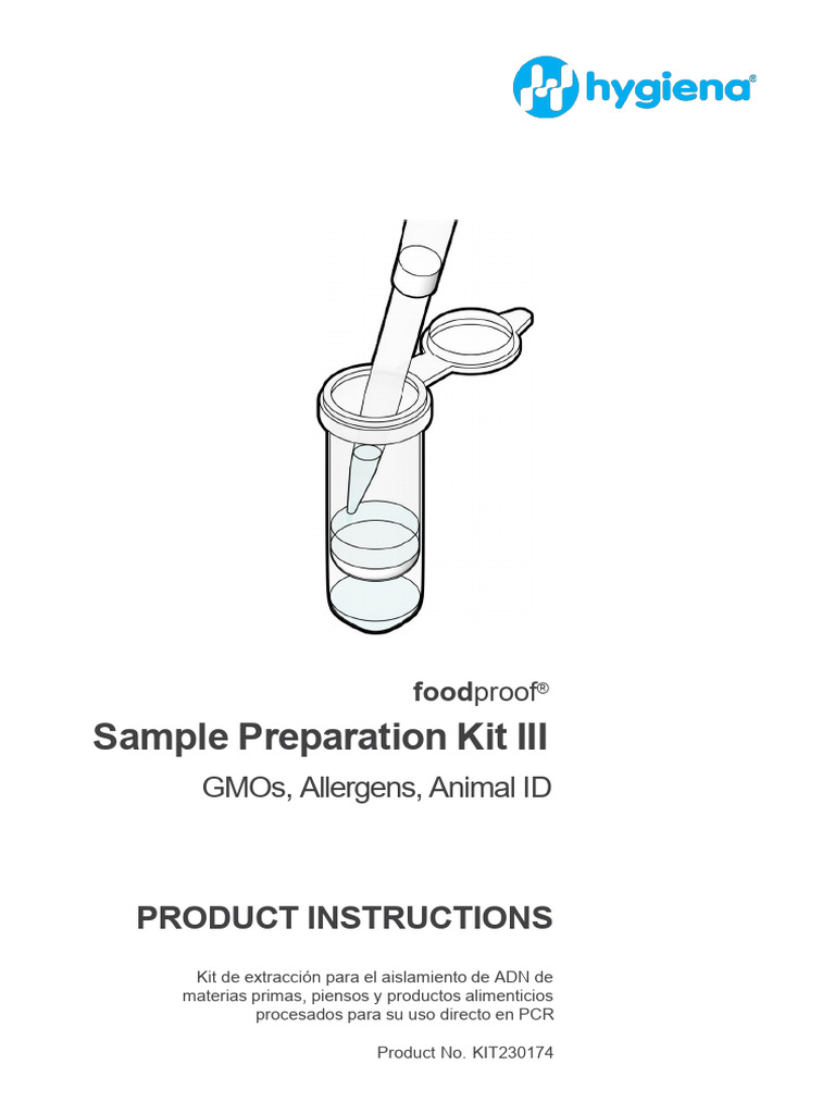 Kit de Extracción de ADN para PCR | PDF | Reacción en cadena de la ...