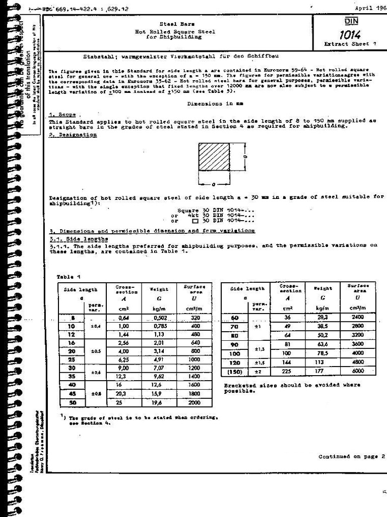 Din 1014 | PDF