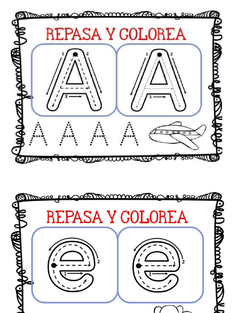 Trazo de Vocales | PDF