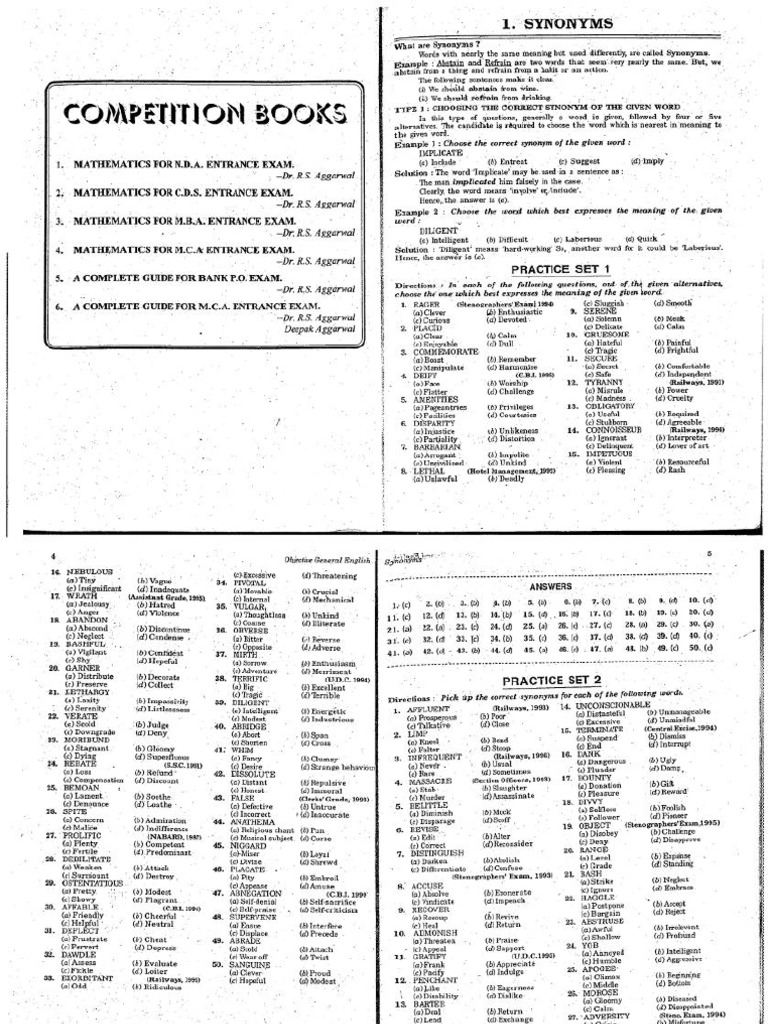 CCRAS Group C LDC, UDC English Language Previous Year Paper | PDF