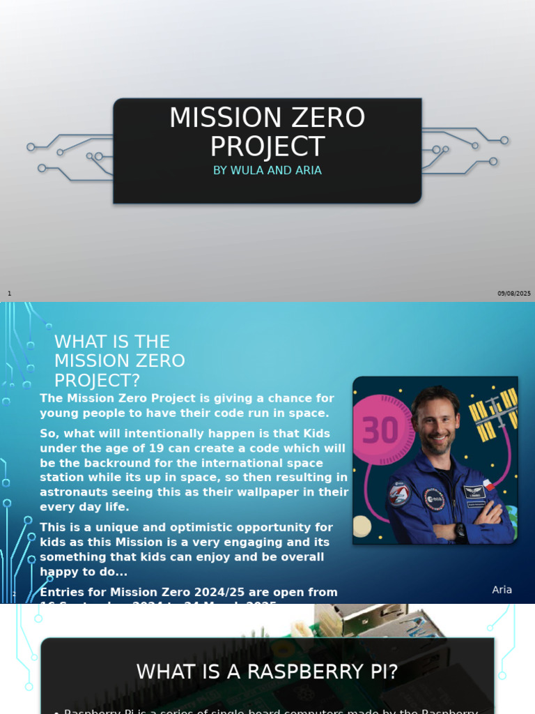Mission Zero: Kids Code for Space | PDF | Raspberry Pi | International ...