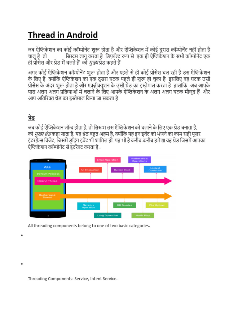 Thread in Android | PDF